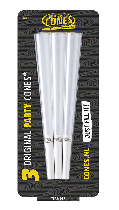 Original Pre Rolled Cones® White Party 3pcs. – The Original Cones