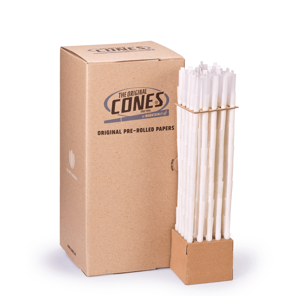 Original Pre Rolled Cones® White Singles 70/26 - Box contains 1000pcs ...